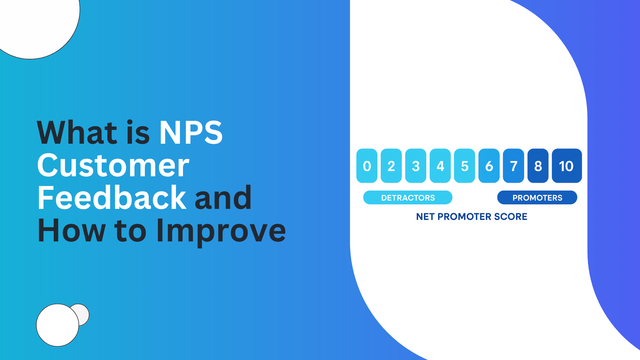 What is NPS Customer Feedback (How to Improve & Calculate It)